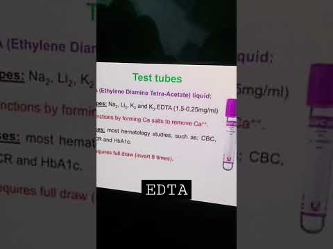 EDTA Anticoagulant #shorts #medicallaboratorytechnician