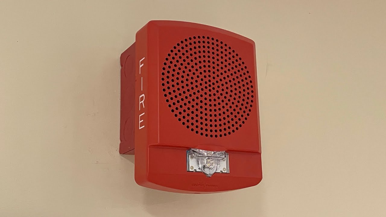 Basement Fire System Test 52 | LED Wheelock Exceder Speaker/Strobes