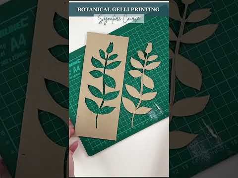 Botanical Gelli Printing Course