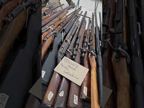 PILE OF SURPLUS GUNS 👀 Gunshow Milsurp Rifle Booth Review