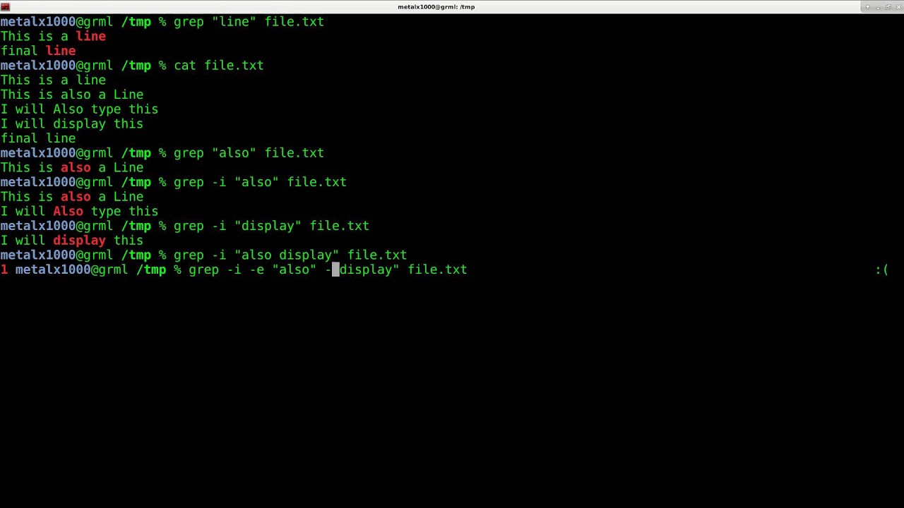 GREP Basics Part 2 Linux Shell Script Tutorial