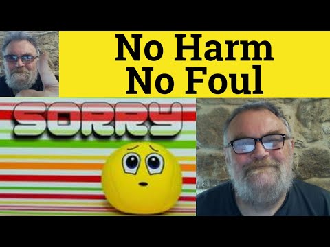 🔵 No Harm No Foul Meaning - No Harm No Foul Examples - No Harm No Foul Defined
