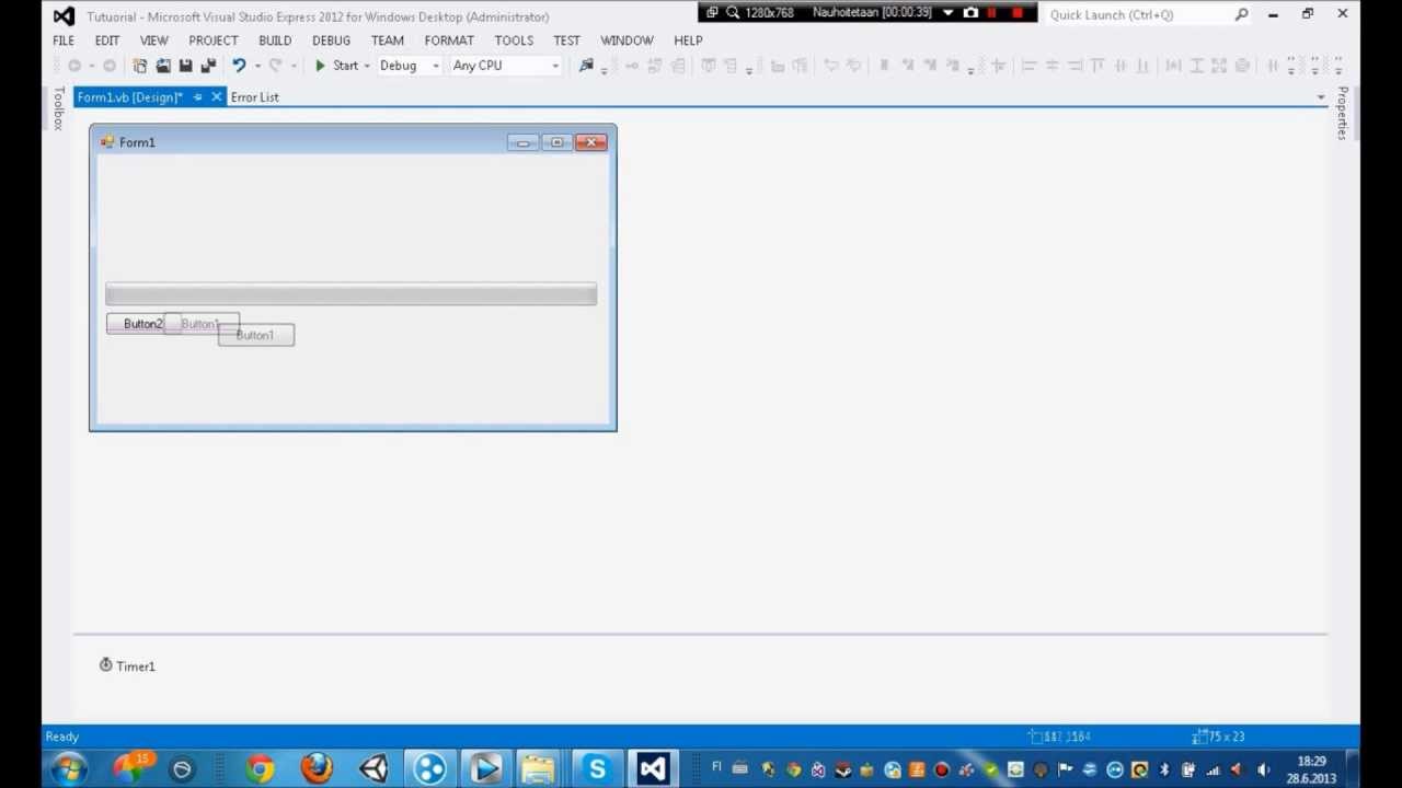 Visual Basic 2012 Progress Bar Tutorial [HD]