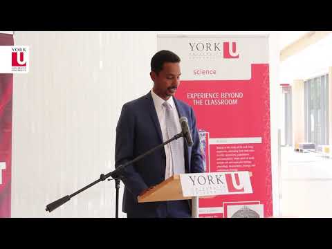 Faculty of Science Dean Ray Jayawardhana announces the Allan I Carswell Chair for the Public Unders