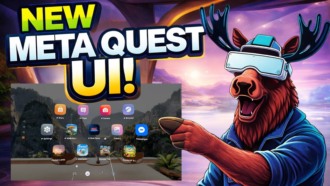 How to Use the New User Interface for Meta Quest VR - Overview, Features, Tips