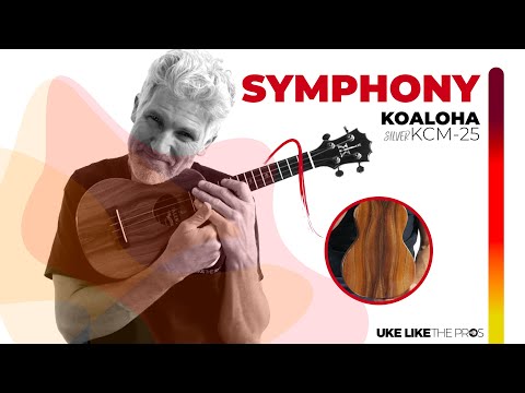 KoAloha Silver Anniversary Concert Ukulele "Symphony" | Ukulele Firemeter Review 🔥