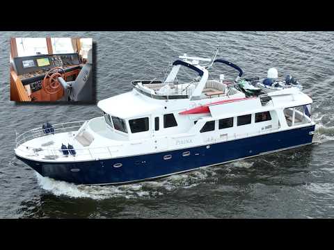 €699,000 Ocean-Ready Trawler Yacht FOR SALE | Hershine 61 Pilothouse Full Tour