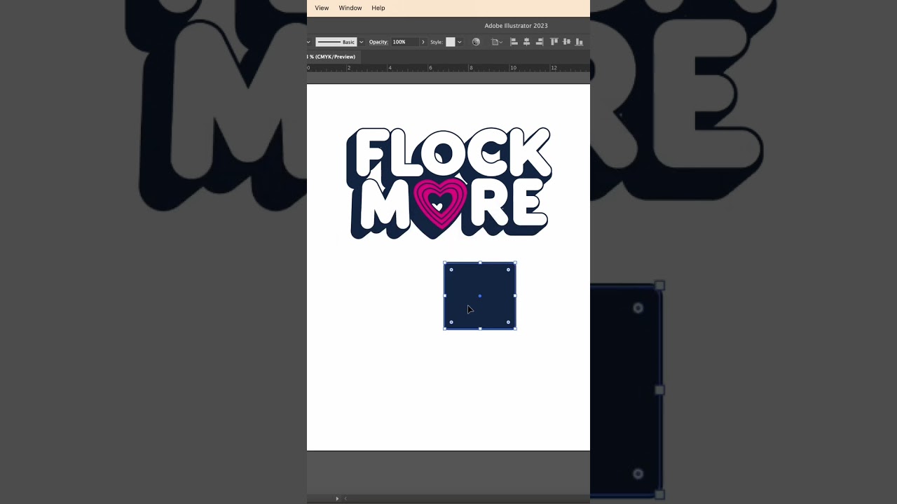 Drop shadows quick in Illustrator #illustratortips #illustratortutorial #customtshirts #blendtool