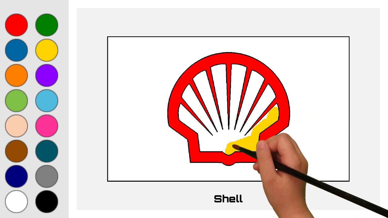 Coloring Shell Logo