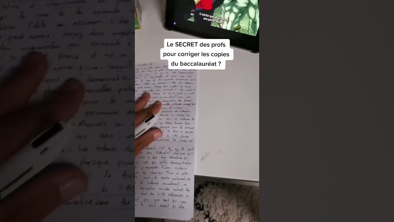 This is how teachers grade baccalaureate exam papers 😭😂😂