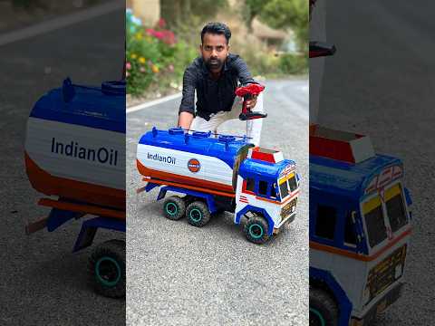 Big Rc 6 tyers Tata Indian oil truck unboxing and testing Tata truck