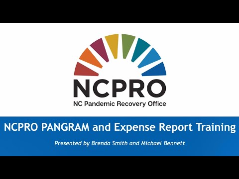 Intro to PANGRAM and Expense Reports Training