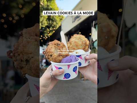 COOKIES À LA MODE at a famous cookie shop this summer! 📍Levain Bakery, locations nationwide