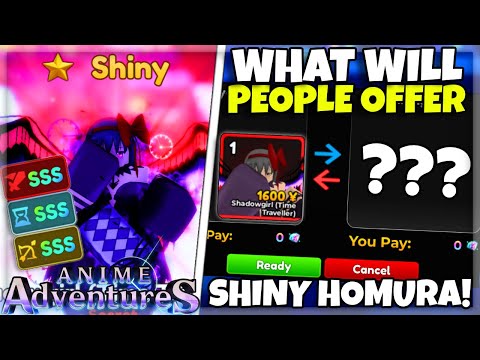 I Traded SHINY FULL SSS Homura And Got Offered This.. | Anime Adventures Re-Release