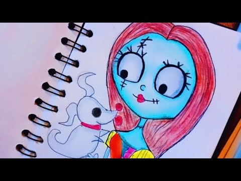 How to Draw Sally From The Nightmare Before Christmas
