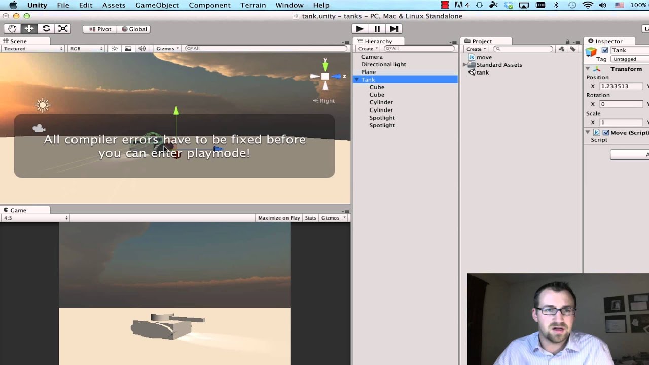 Scripting: Unity 3D Tutorial (Part 5)