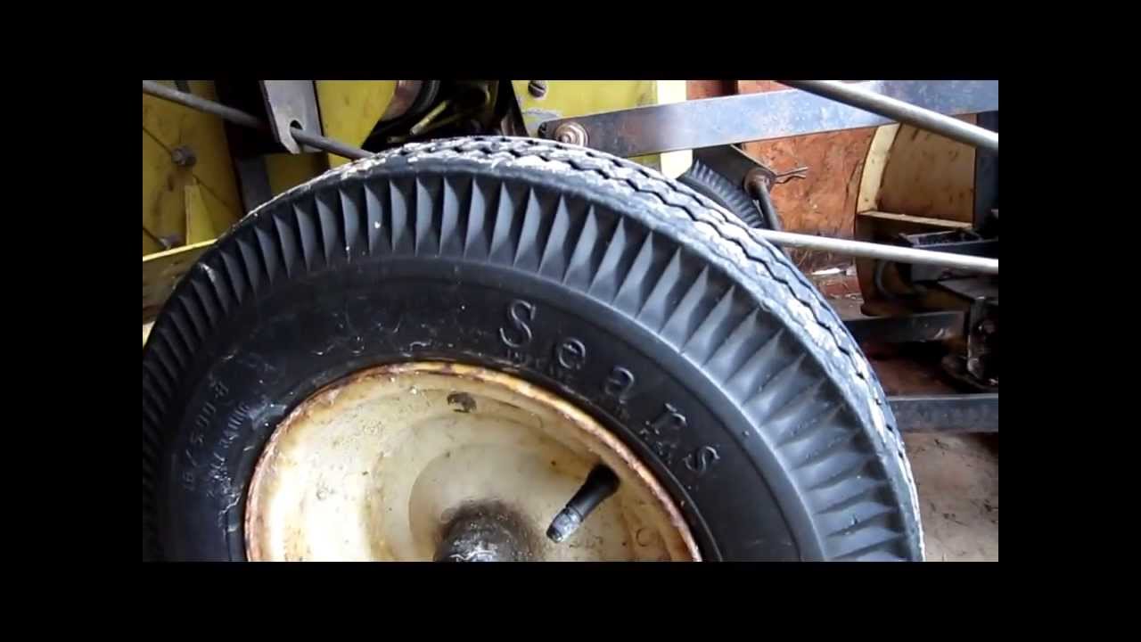 Sears ST10 Tractor Plowing Ohio winter living