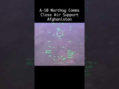 A10 Warthog Saving Ground Troops in Afghanistan #aviation #military #warthog