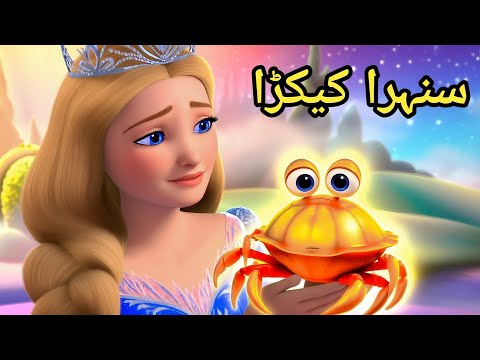 The Golden Crab Story in Urdu | Stories for Teenagers | ‪Urdu Fairy Tales @MeMoonieandMagic