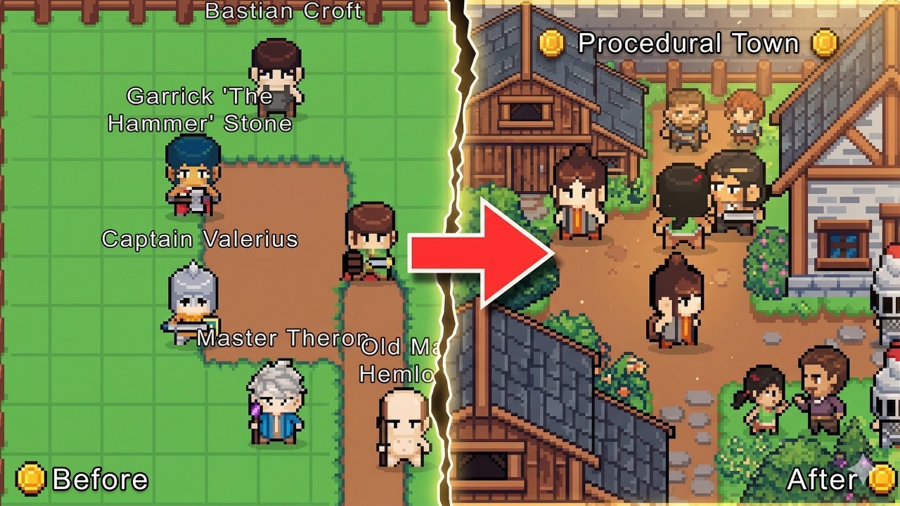 How I Built Procedural Towns for Every Quest | Devlog 01