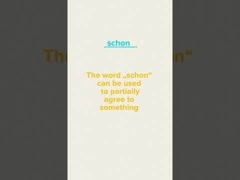 Learn German Grammar: The meaning of “schon”