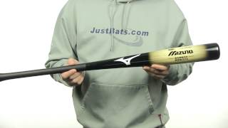 Mizuno Classic Bamboo Wood Baseball Bat: MZB271 Black/Natural Adult ...