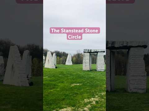 Haskell library🏯 and Stanstead Stone Circle 🗿 #shorts #haskell #library #usa #canada #stonecircle