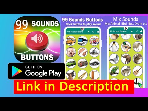 99 Sounds Buttons Free Offline Free App Link in Description