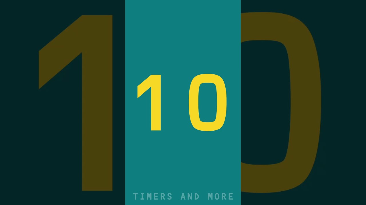 10 Second Countdown Timer | EXPLODING 💥 NUMBERS