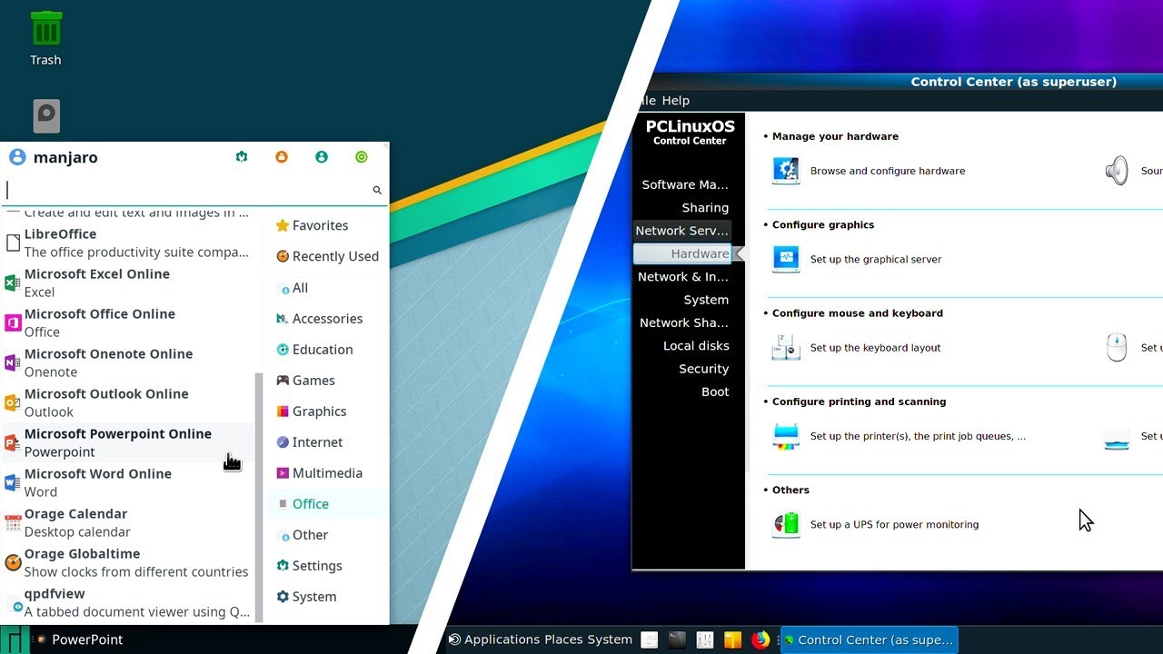 Linux Distros: Manjaro & PCLinuxOS