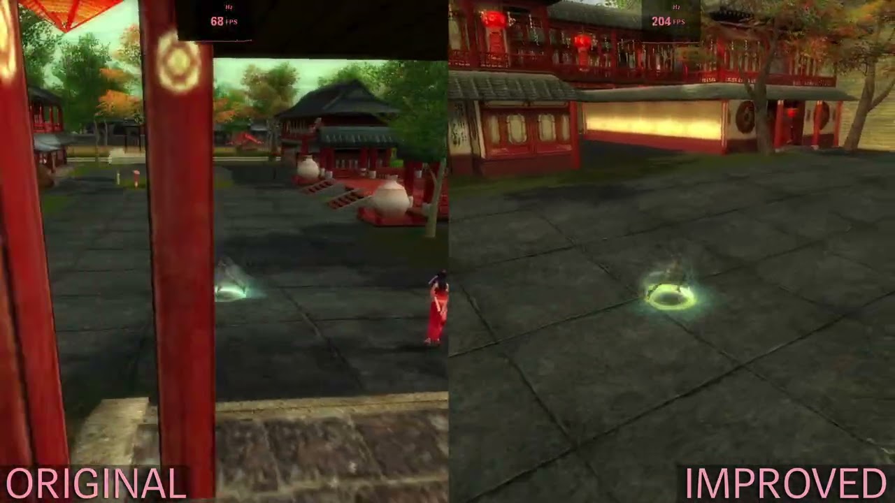 Hanami Online – FPS Improvement Comparison