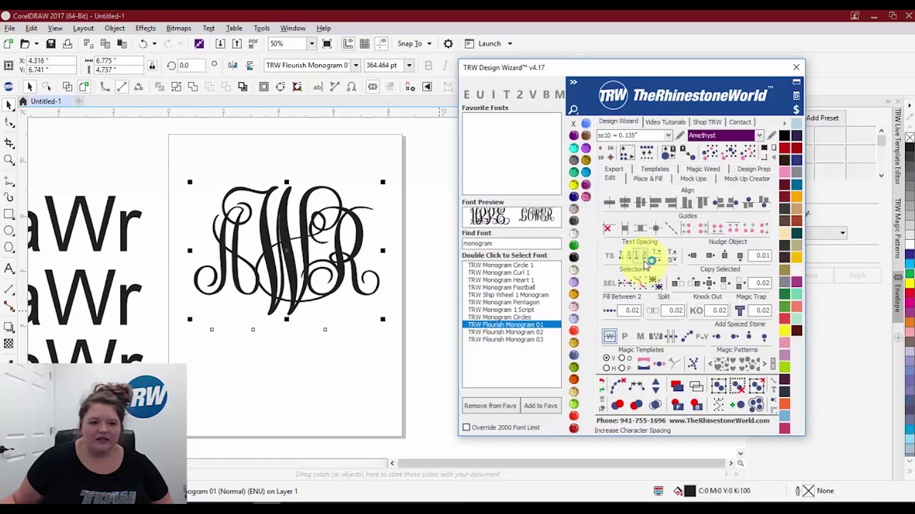 Understanding the New TRW Flourish Monogram Fonts