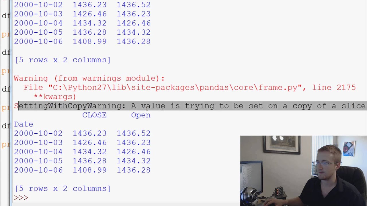 Pandas with Python 2.7 Part 4 - CSV column manipulation