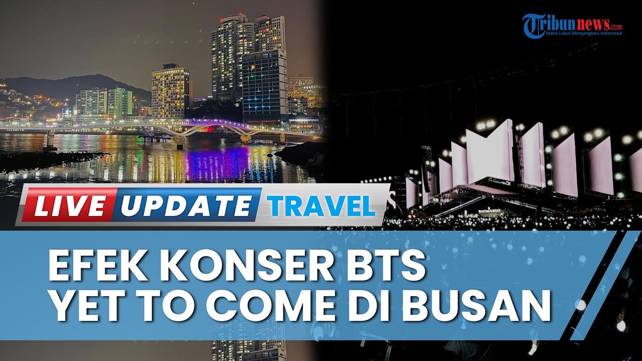 Intip Potret Kota Busan yang Disulap jadi Ungu Jelang Konser BTS Yet to Come in Busan - Tribun Video