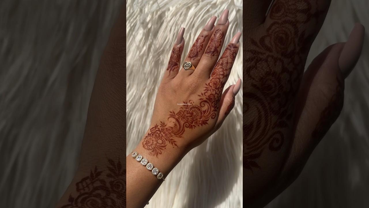 Henna Aftercare - Results at the end! | HennabyKarisma #mehndi #henna #hennastain #hennatattoo