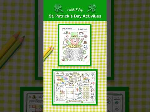 Make St Patrick's Day FUN With Engaging Worksheets 🌈 Free Printables