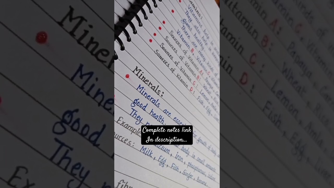 Vitamins & minerals - @Eureka.48 #vitamins #minerals