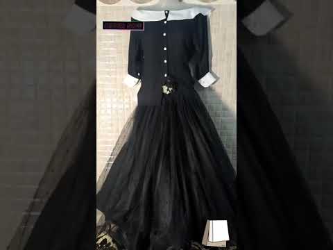 #fororder#barbiedress Beautiful black barbie dress full flares... Order now
