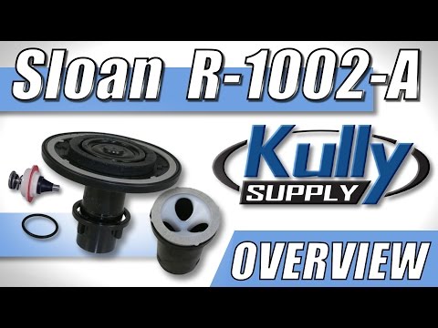 Sloan Regal Urinal Rebuild Kit 1.5 GPF Overview (R-1002-A) - KullySupply.com