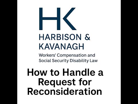 How to Handle a Request for Reconsideration