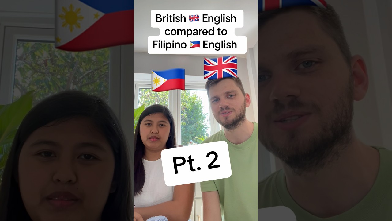 More Filipino 🇵🇭 English words compared to British 🇬🇧 English | Pt. 2