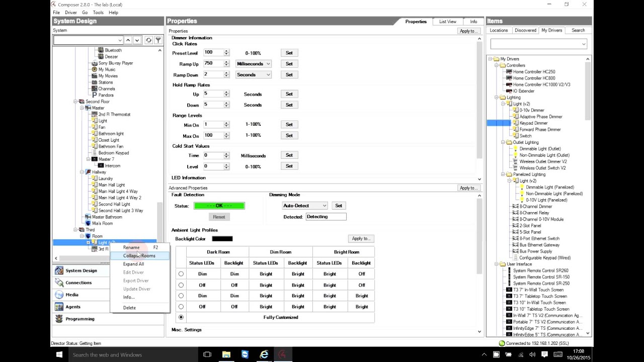 Control 4 Keypads and Max Volume