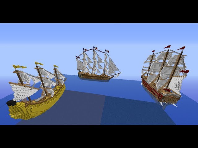 15 awesome ship Minecraft Map