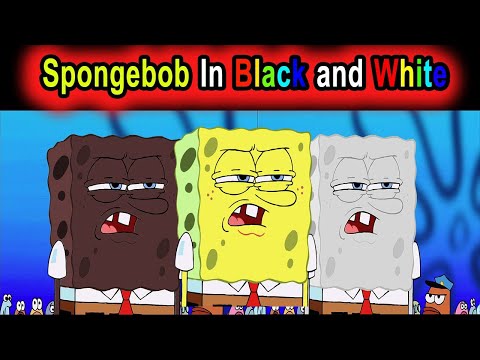 Spongebob in Black and White