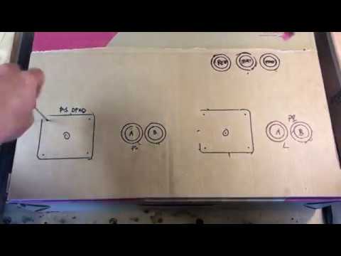 Prepping the cardboard box