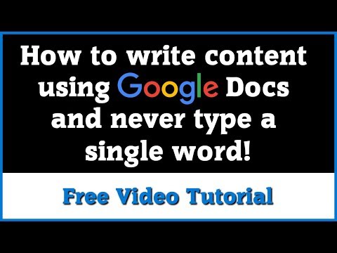 Google Voice Typing Tutorial