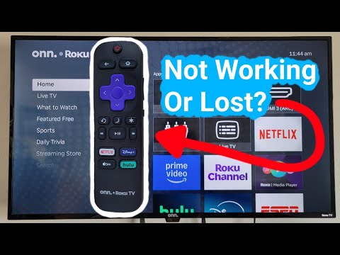 Onn. Roku T.V. Remote Lost or Not Working?