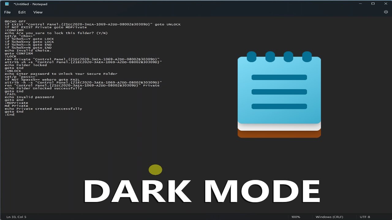 How To Enable Dark Mode In Notepad