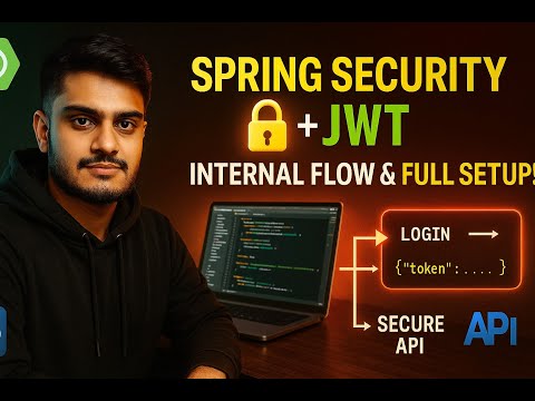 "🔐 Spring Security Explained Line-by-Line | Internal Working with JWT + Diagram | Full Stack Day 16