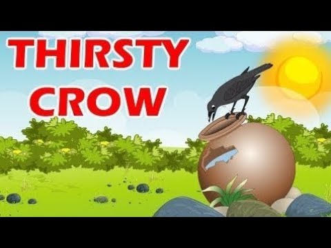 Thirsty crow story in urdu|moral stories for kids|urdu/hindi| moral stories|#stories #urdu #kids